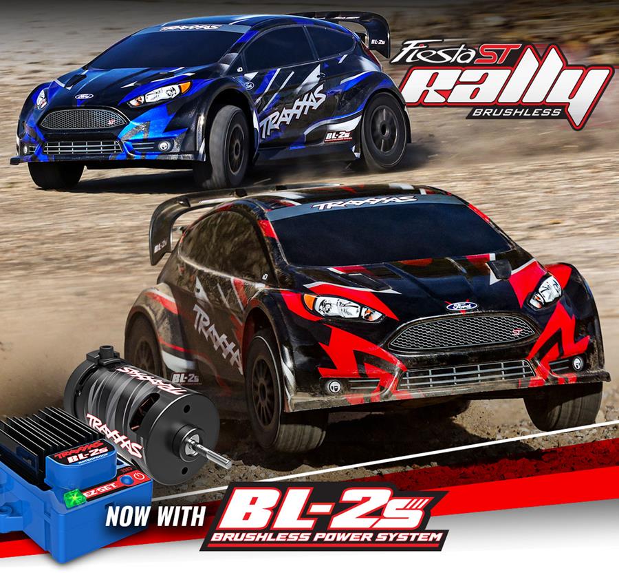 Traxxas Fiesta ST Rally 1/10 Brushless AWD Rally Car RTR BL-2 Model 74