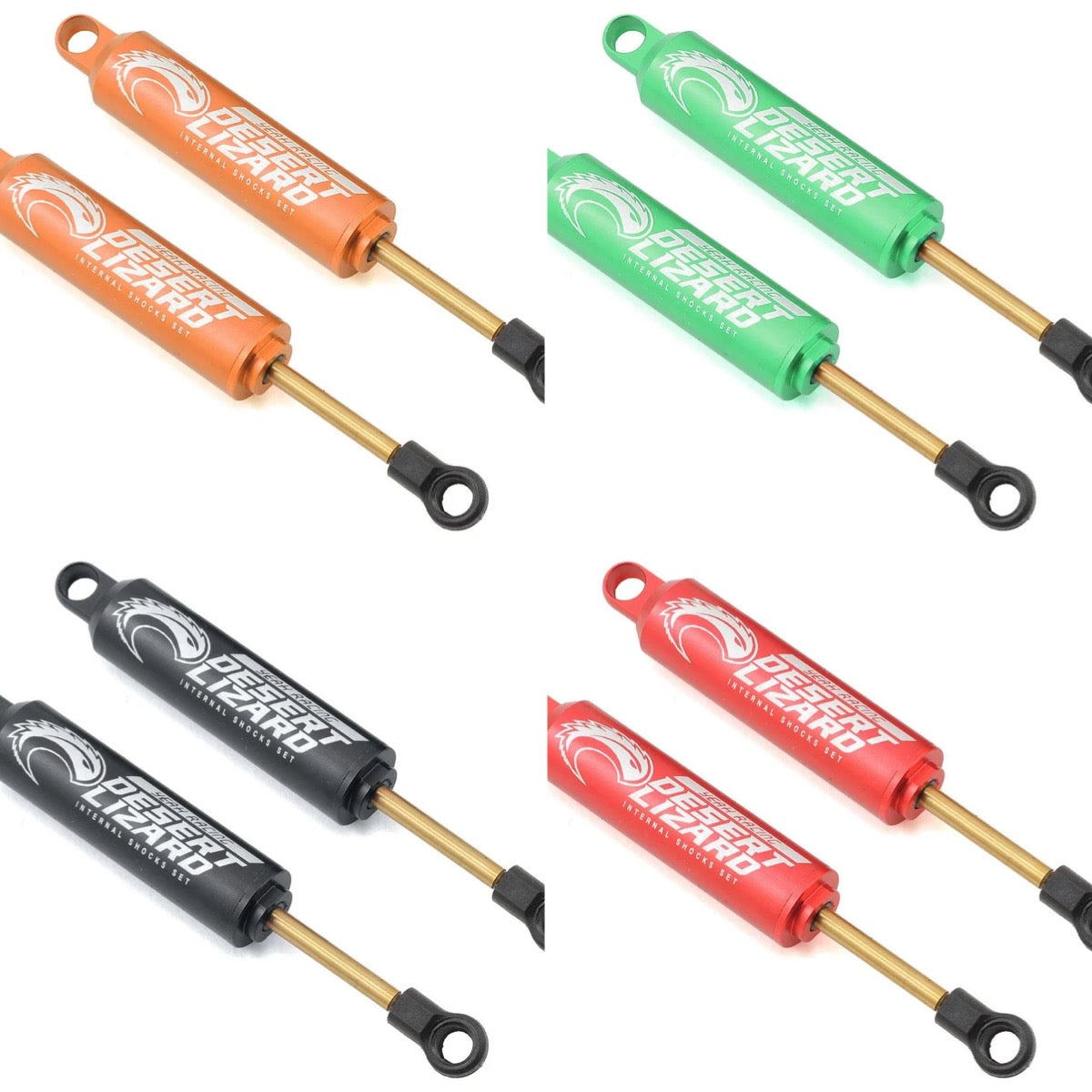 Yeah Racing 90mm Desert Lizard Two Stage Internal Spring Shock (2)